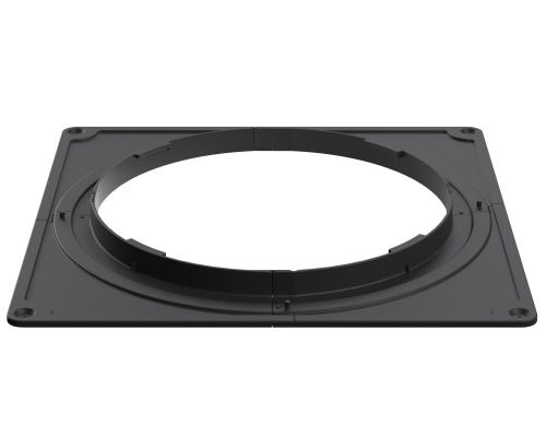 Base Flange Adapter with Integral Safety Barrier - Aero-Stream® LLC