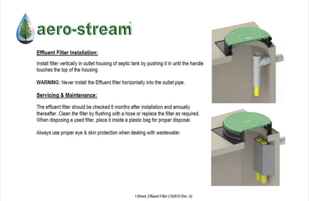SimTech Effluent Filter - Aero-Stream® LLC